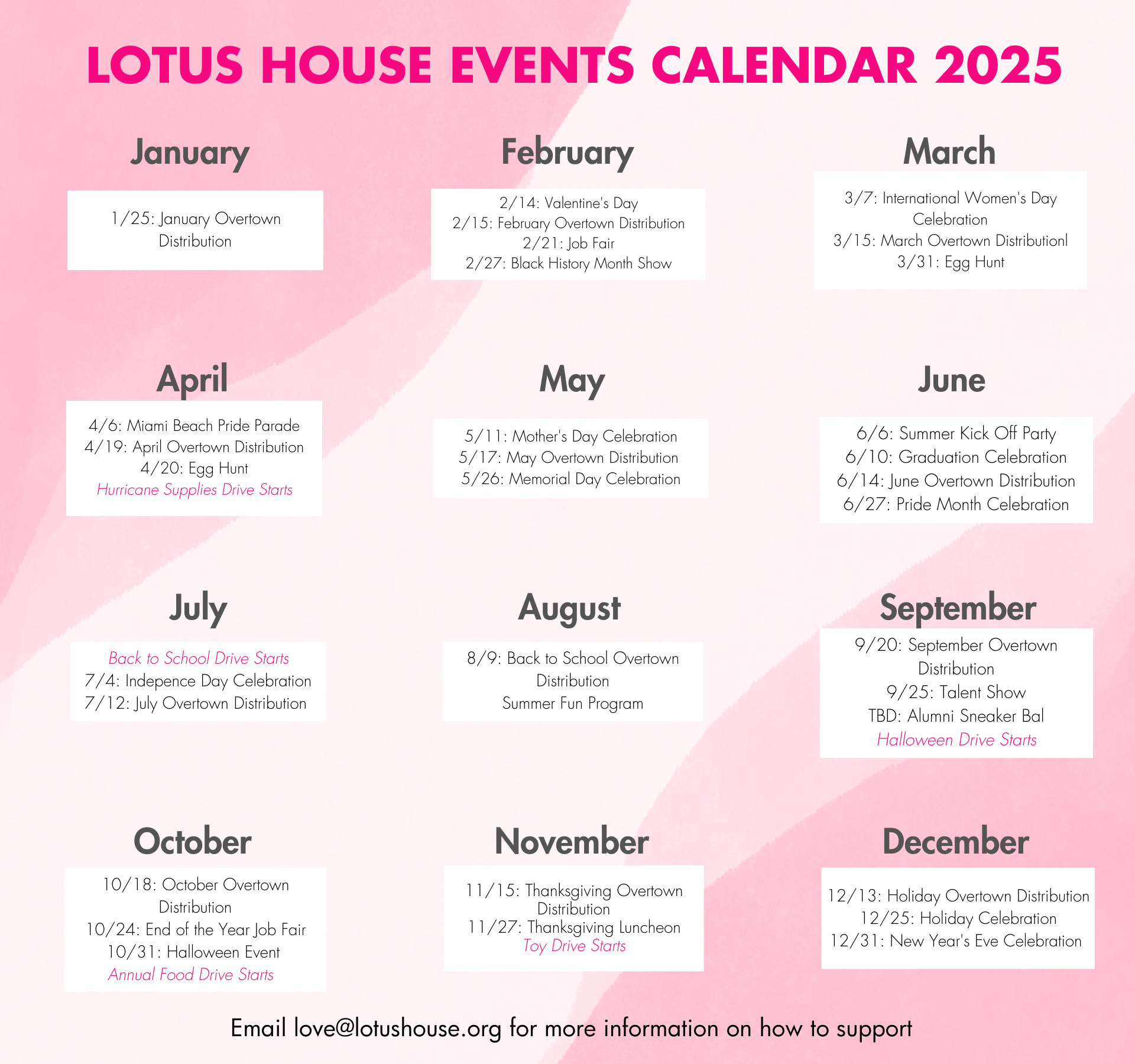 Volunteering | Lotus House